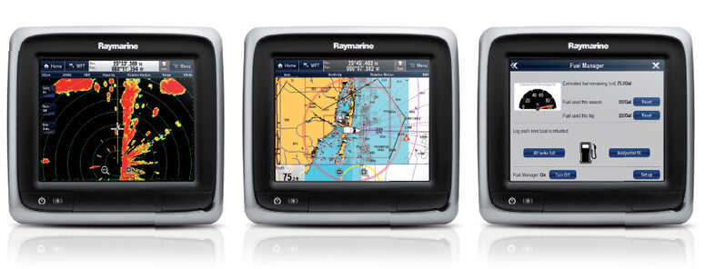 Raymarine a67 Multifunktionsdisplay mit Fishfinder | mit wifi | 18073