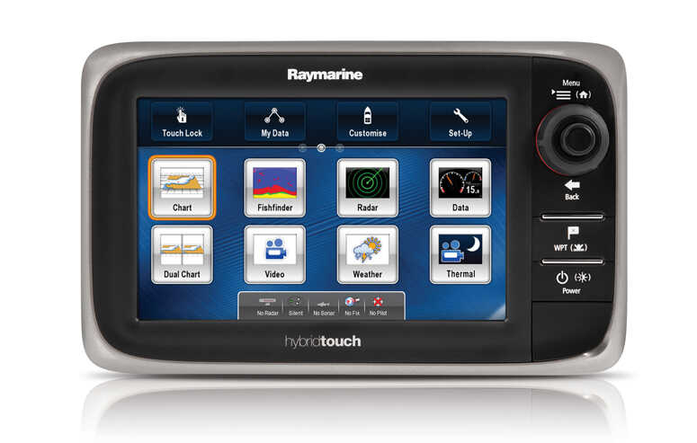 Raymarine e7 Multifunktionsdisplay GPS Kartenplotter | mit EU-Karte | 4617