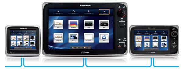 Raymarine a67 Multifunktionsdisplay mit Fishfinder | mit wifi und Gold ...