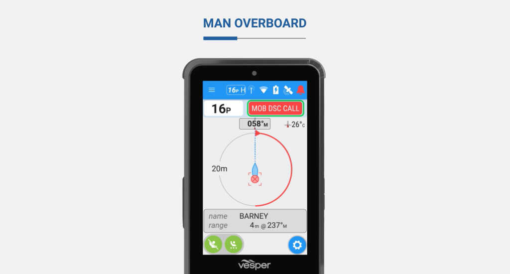 Vesper Marine Cortex | Cortex M1 mit H1P kabellosem Handset | 22648