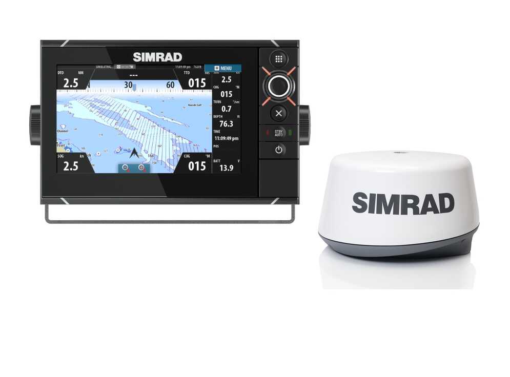 Simrad NSS7 evo² mit Simrad Broadband 3G Radar Bundle | 21724
